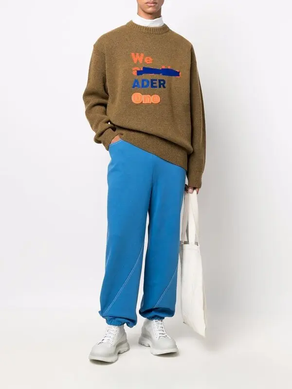 ADER ERROR Logo-embroidered Knitted Jumper