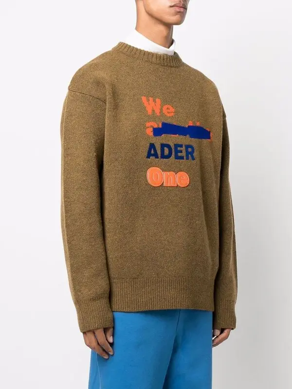 ADER ERROR Logo-embroidered Knitted Jumper
