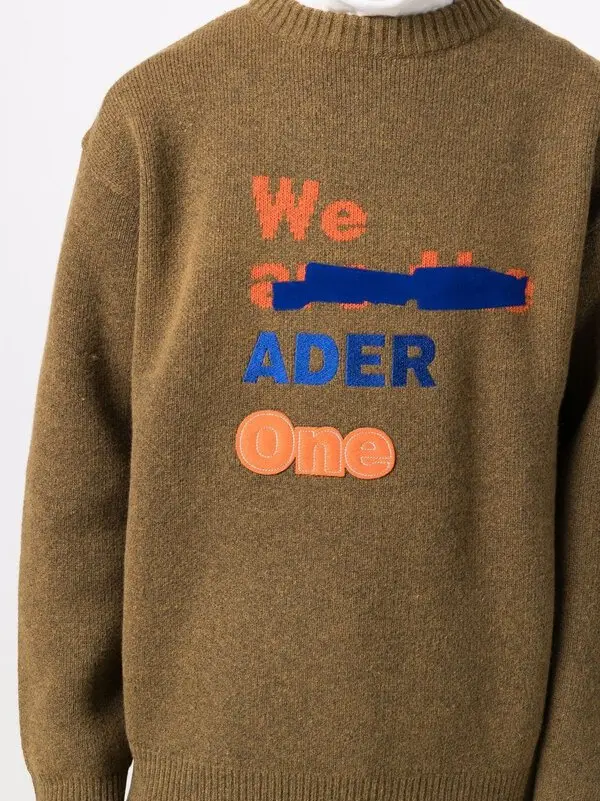 ADER ERROR Logo-embroidered Knitted Jumper
