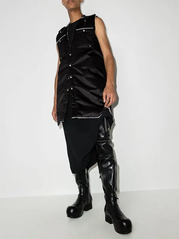 Rick Owens Outershirt Unfinished Gilet