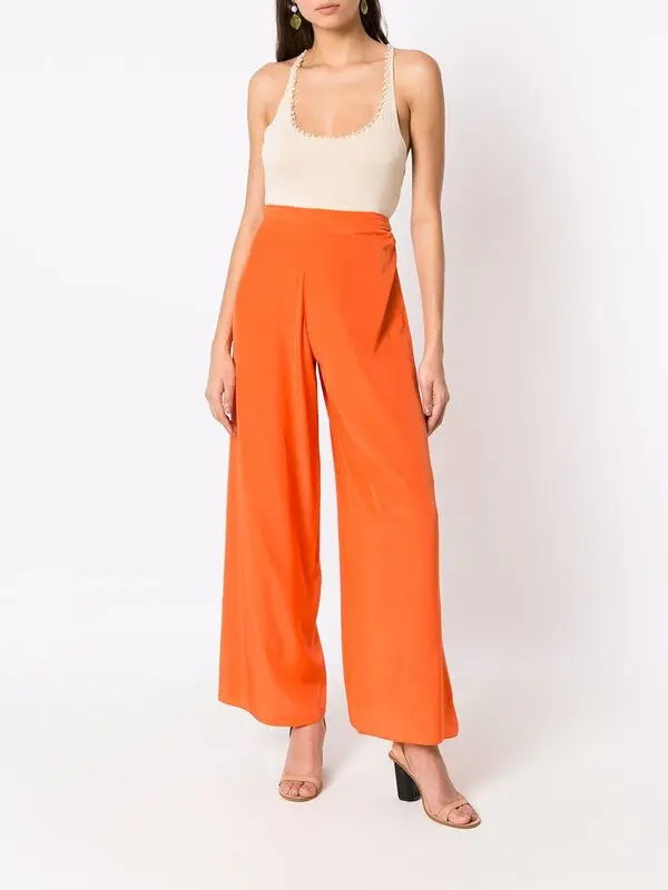 AMIR SLAMA Silk Palazzo Pants