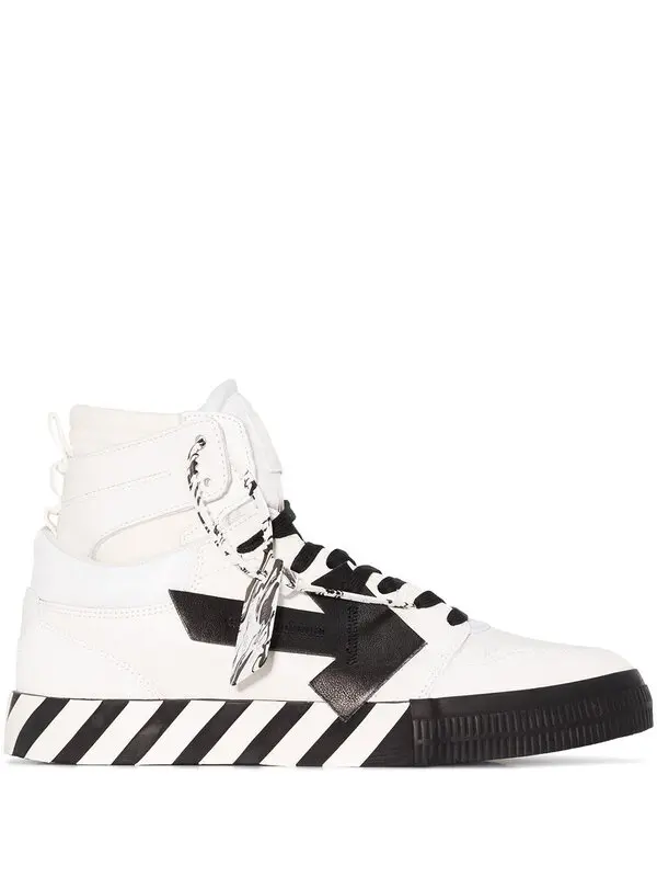 Off-White Vulcanized High-top Sneakers - White