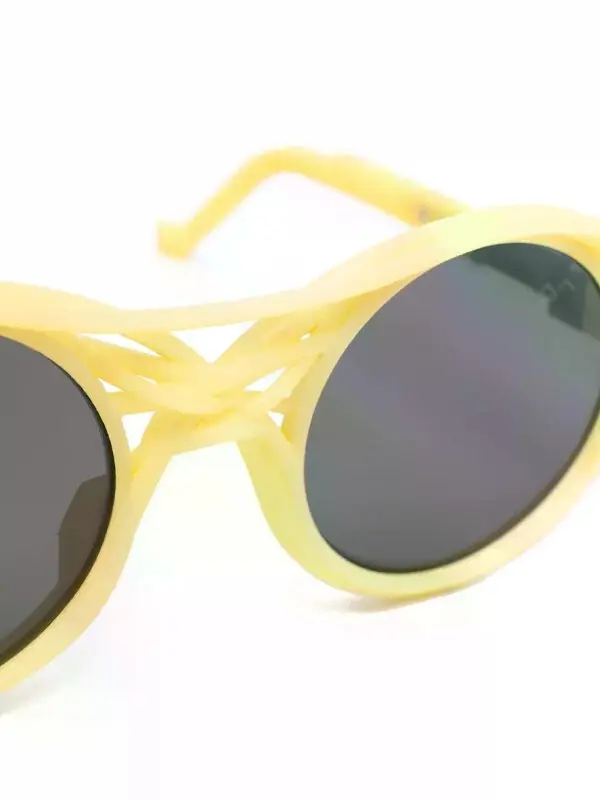 VAVA EYEWEAR X Kengo Kuma Cl0015 Round Sunglasses