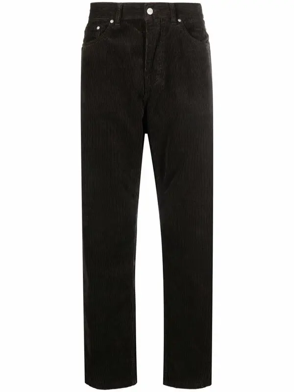 Carhartt Work In Progress Corduroy Straight Leg Trousers - Brown