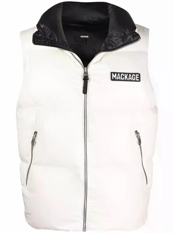 Mackage Kane Feather-down Gilet - Neutrals