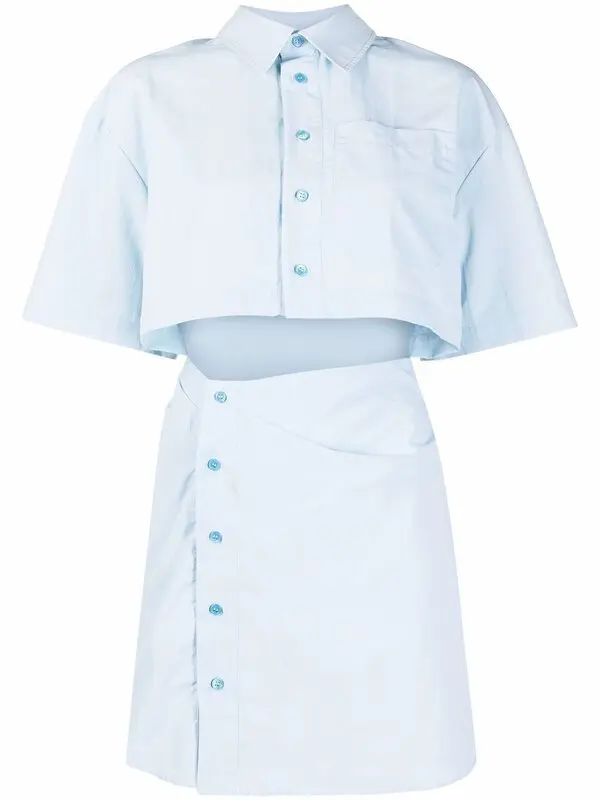 Jacquemus Arles Cut-out Mini Dress