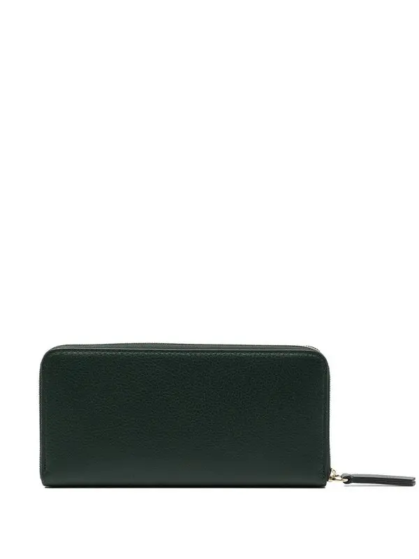 Mulberry Logo-plaque Zipped Purse - Green