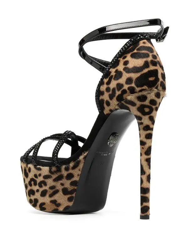 Philipp Plein Platform Heeled Sandals