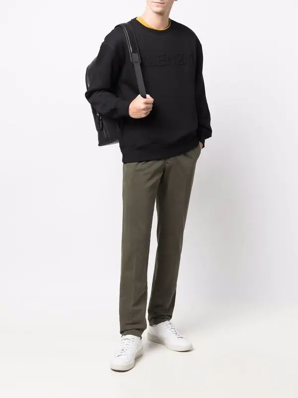 Aspesi Logo-print Crewneck Sweatshirt - Black