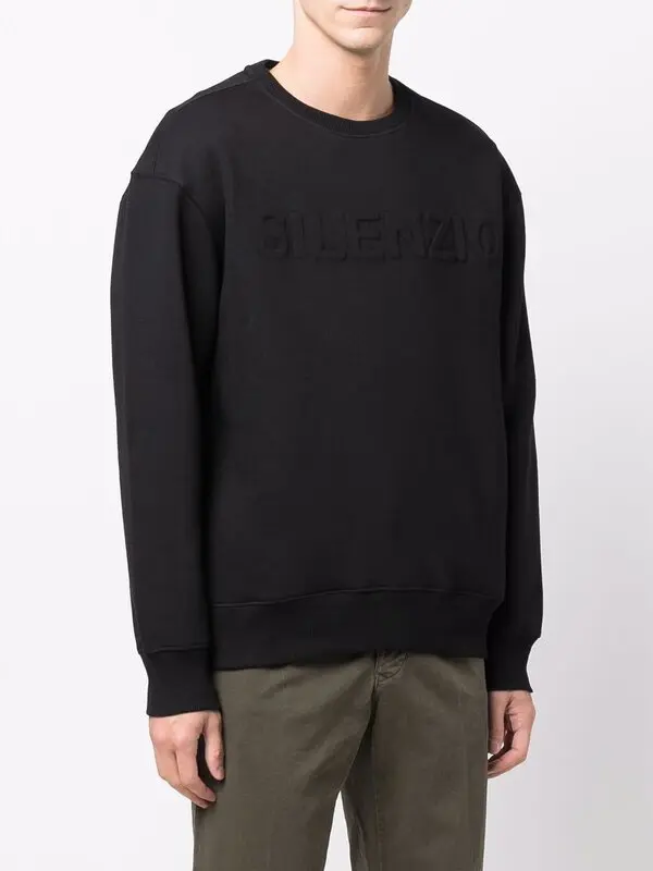 Aspesi Logo-print Crewneck Sweatshirt - Black