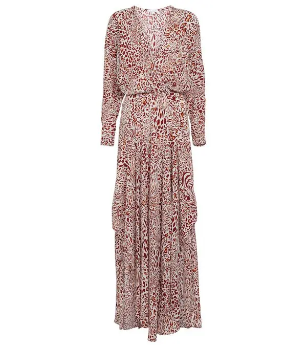 Poupette St Barth Ilona Printed Dress - Red