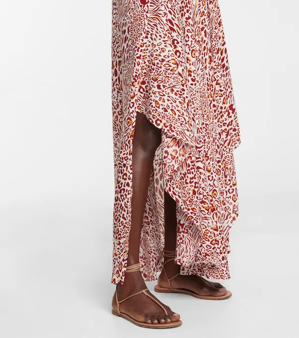 Poupette St Barth Ilona Printed Dress - Red