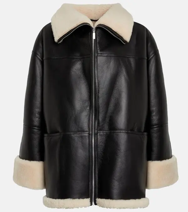 TOTEME Oversized Shearling Jacket