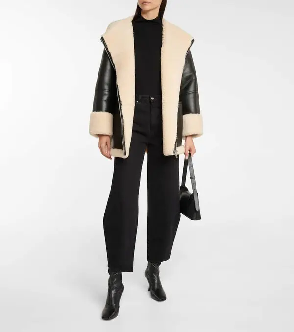 TOTEME Oversized Shearling Jacket