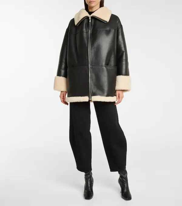 TOTEME Oversized Shearling Jacket