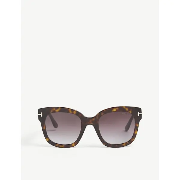 TOM FORD Beatrix Square-frame Sunglasses - Havana