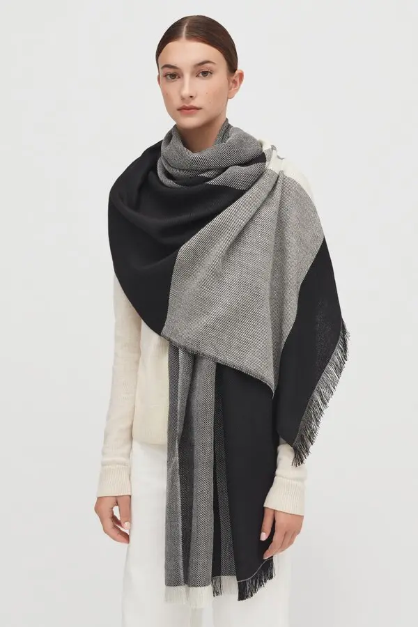 Cuyana Alpaca Striped Scarf