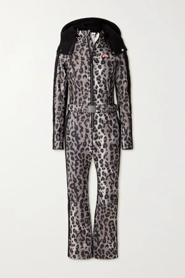 JETSET Magic Ghoster Hooded Animal-print Ski Suit