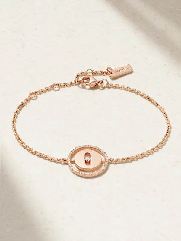 Messika Lucky Move Rose Diamond Bracelet - Gold