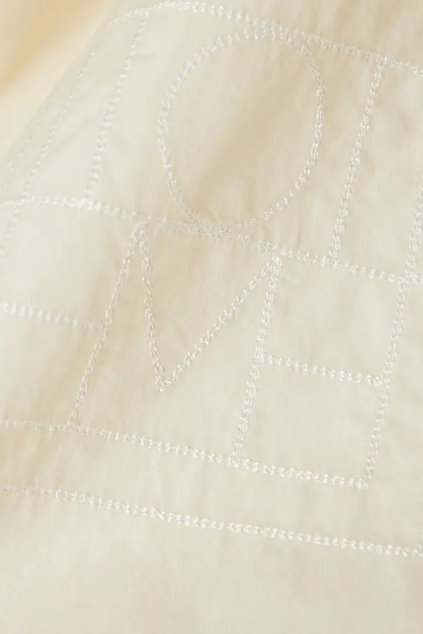 TOTEME Embroidered Cotton-poplin Shirt