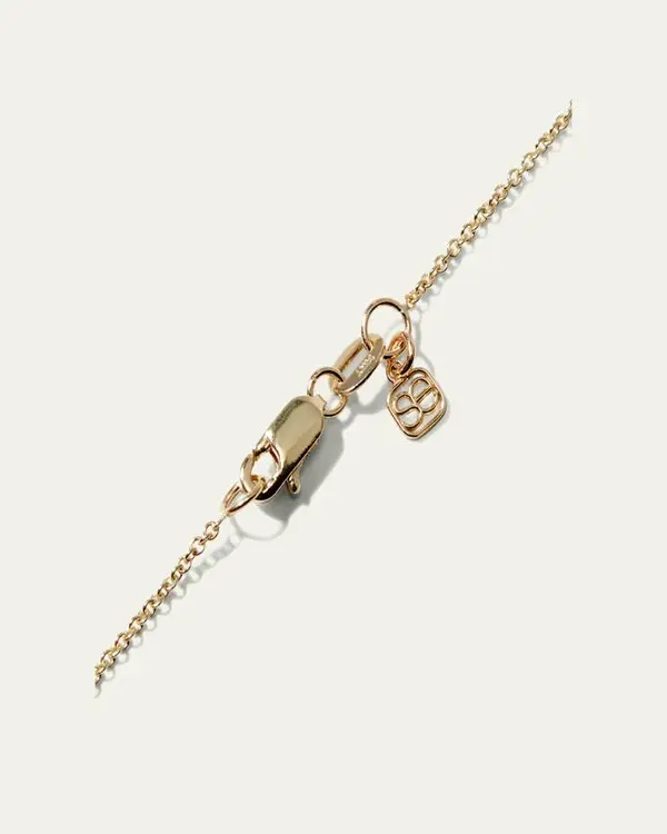 SYDNEY EVAN Diamond Initial Pendant Necklace - Gold