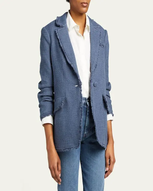 Cinq À Sept Khloe Boucle Blazer - Black