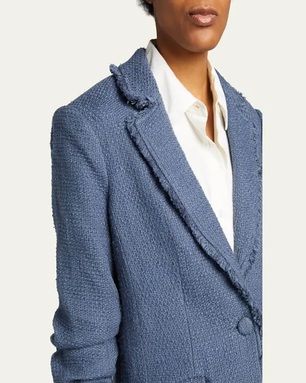 Cinq À Sept Khloe Boucle Blazer - Black