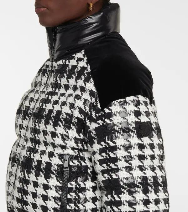 Moncler Erine Checked Puffer Jacket