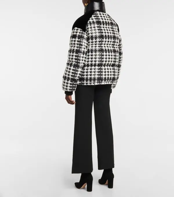 Moncler Erine Checked Puffer Jacket