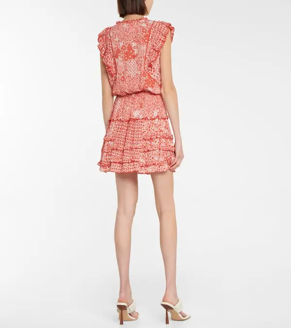 Poupette St Barth Paulina Floral Mini Dress