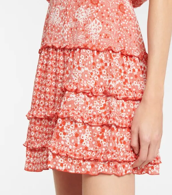 Poupette St Barth Paulina Floral Mini Dress