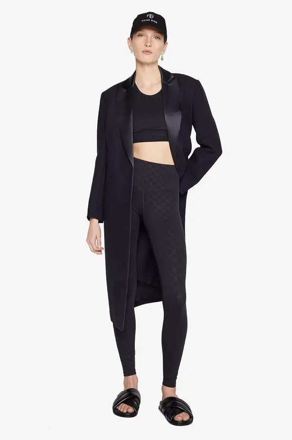 ANINE BING Blake Legging Monogram Print