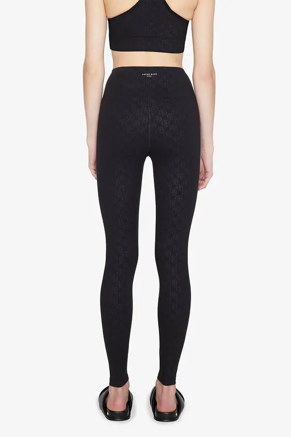 ANINE BING Blake Legging Monogram Print