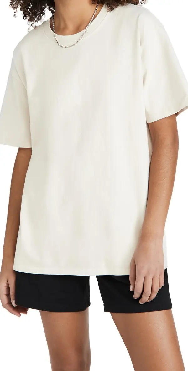 Good American Oversize Crew Tee