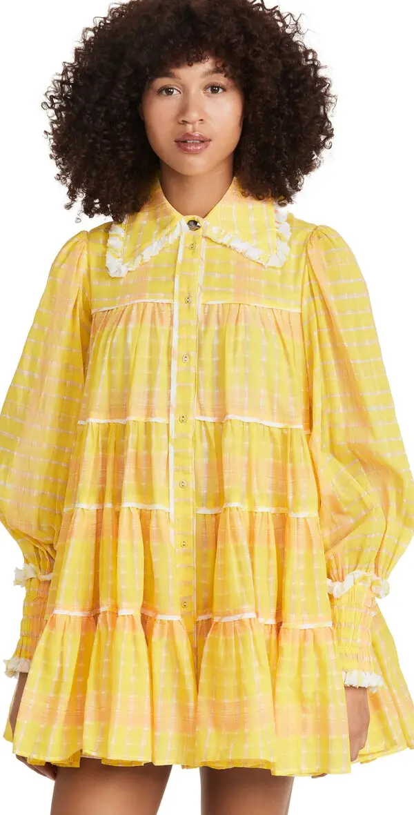 Aje Wilderness Smock Dress