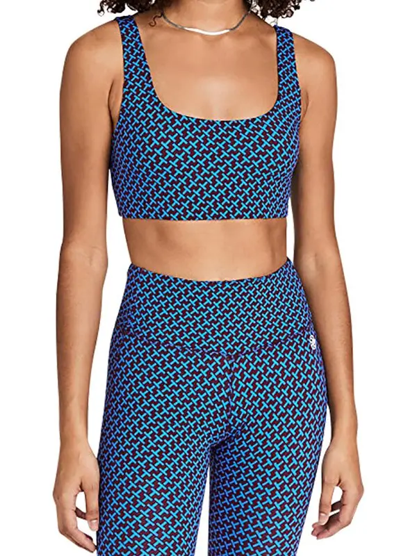 Tory Burch Printed Scoop Bra