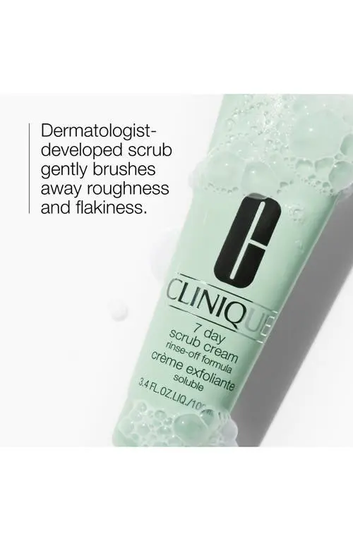 CLINIQUE Jumbo Day Scrub Cream Exfoliating Cleanser Rinse-off Formula - No Color