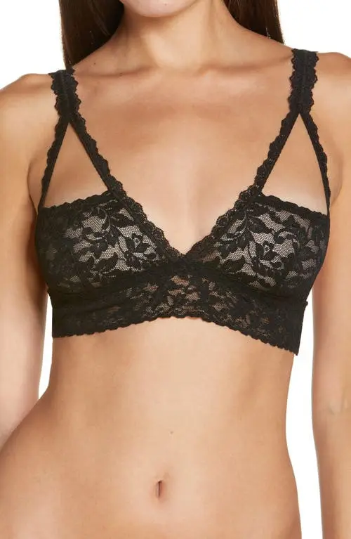 Hanky Panky Retro Half Cup Bralette - Black