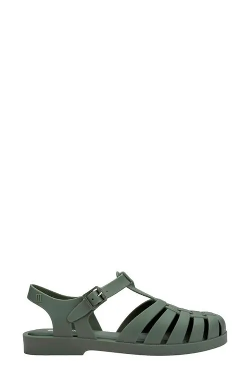 Melissa Possession Jelly Fisherman Sandal - Dark Green