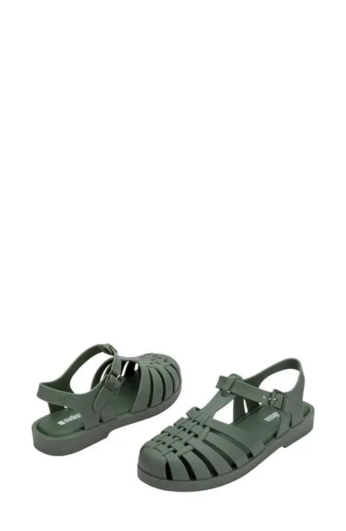 Melissa Possession Jelly Fisherman Sandal - Dark Green