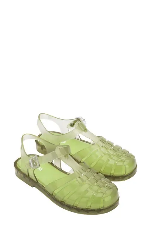 Melissa Possession Jelly Fisherman Sandal - Transp Green