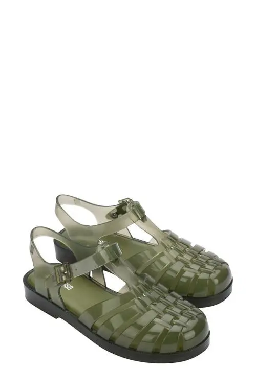 Melissa Possession Jelly Fisherman Sandal - Transparent Green