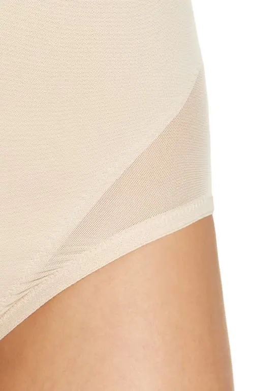 Miraclesuit Sexy Sheer High Waist Shaping Briefs - Warm Beige