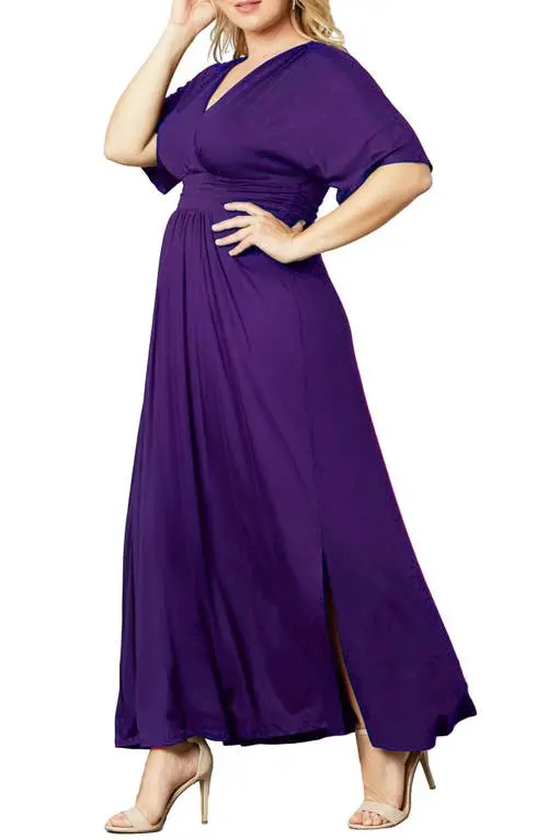 KIYONNA Vienna Maxi Dress - Plum Passion