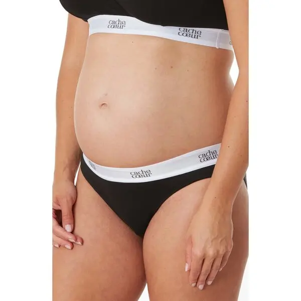 CACHE COEUR Life Maternity Briefs - Black