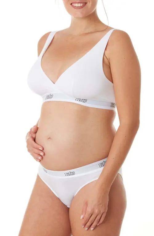 CACHE COEUR Life Maternity Briefs - White