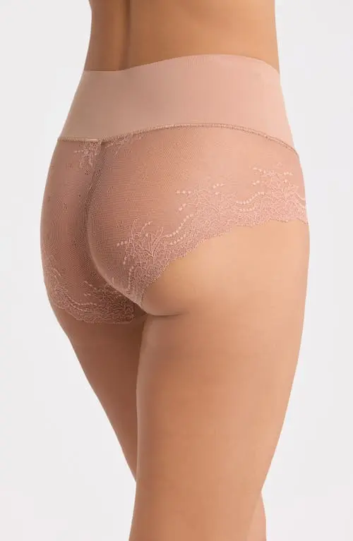 Spanx Undie-tectable Lace Hi-hipster Panties - Cinnamon