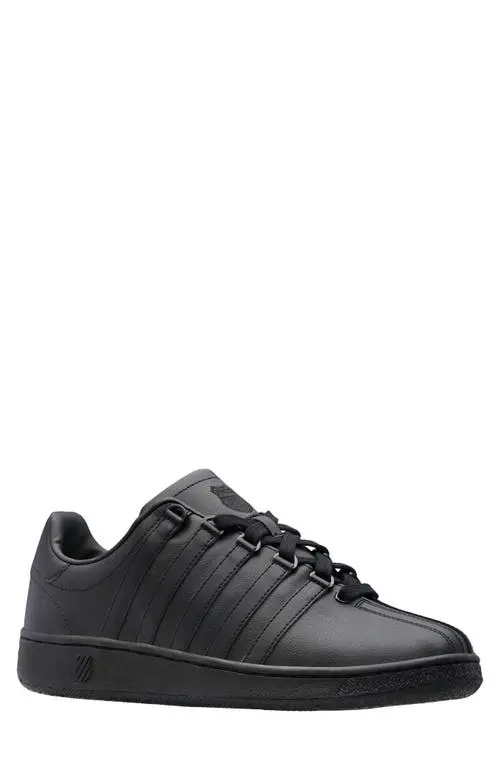 K-Swiss Classic Vn Leather Sneakers - Black/black
