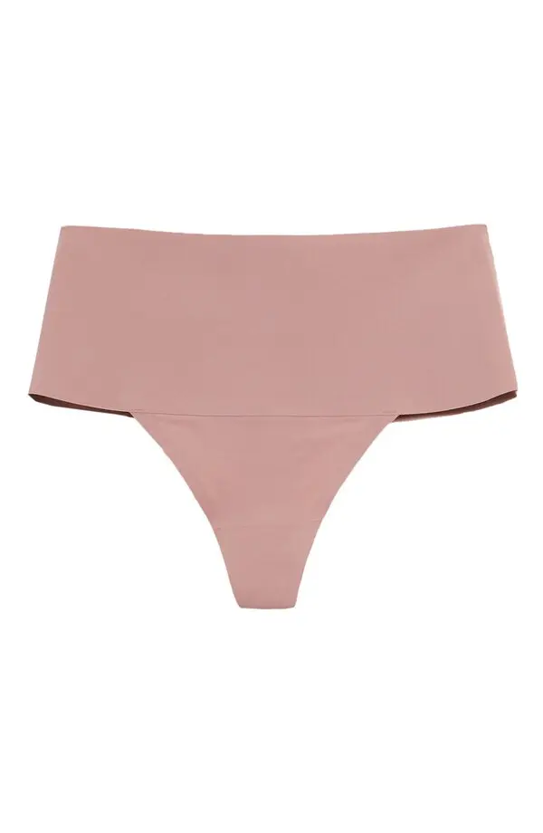 Spanx Spanxsmooth™ Undie-tectable Thong - Plum Petal
