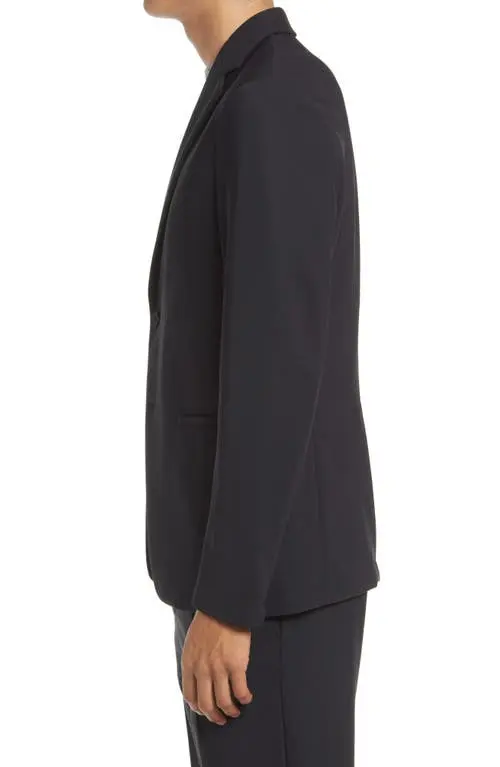 Theory Clinton Precision Ponte Knit Blazer - Black